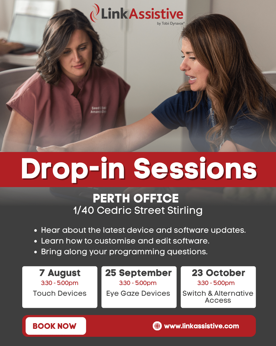 Perth Drop-in Sessions - Link Assistive